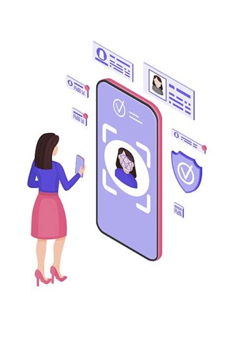 Faceprint Analysis Application A Person Illustration By The Img Facial Recognition Software