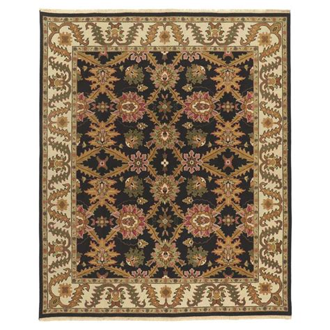 Vintage Black Persian Shan Abbasi Indian Carpet For Sale At 1stdibs