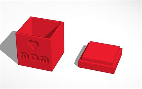3d Design Rob Box And Lid Tinkercad