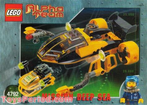 Lego 4792 Alpha Team Navigator And Rov Instructions And Parts List