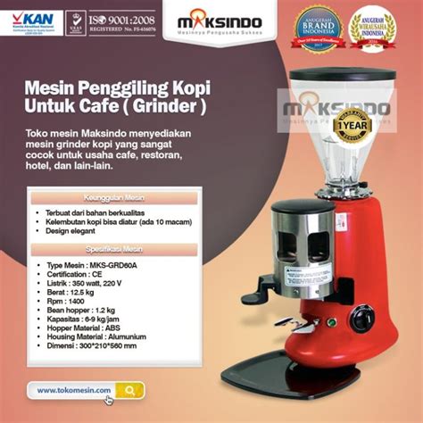Daftar Harga Mesin Giling Kopi Grinder Terbaru 2021 Maksindo