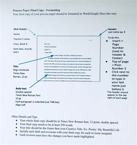 Irockenglish Mla Header And Formatting