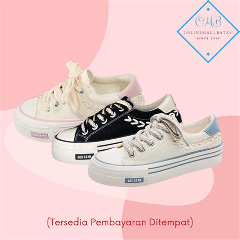 Jual Sepatu Wanita Sneakers Kanvas Premium 264 Nyaman Dan Fashion