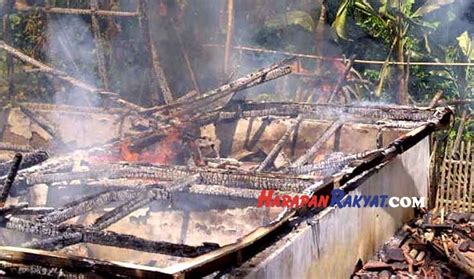 Kebakaran Rumah Dan Motor Warga Ciamis Ini Ludes Dilalap Api