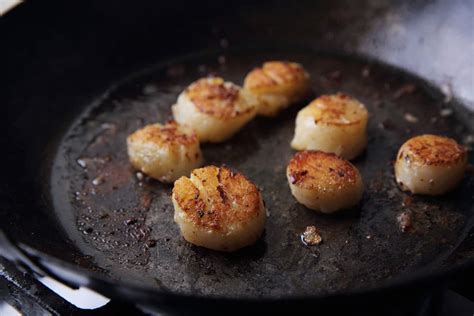 Pan Seared Scallops with Pear and Butternut Squash Purée