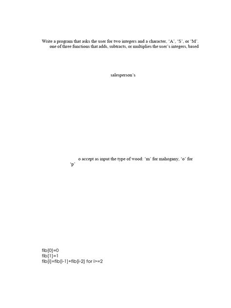 Exercise 6 Pdf Computer Programming Computing