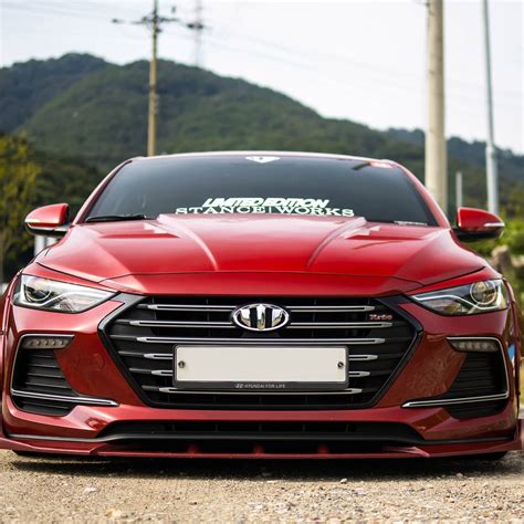 오로라 하이테크 와프배기 현대아반떼스포츠튜닝카 에어서스하이림듀얼배기와프kdm자동차사진