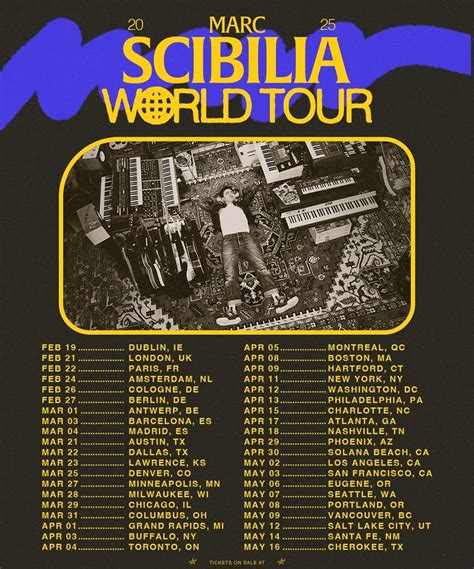 Marc Scibilia World Tour 2025 18 April 2025 Brooklyn Bowl