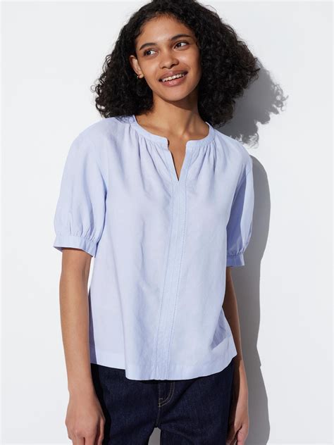 「리넨블렌드볼륨블라우스반팔、리넨코튼쇼트팬츠」의 착용 스타일링 리스트 Uniqlo 「리넨블렌드볼륨블라우스반팔、리넨코튼쇼트팬츠」의 착용 스타일링 리스트 Uniqlo