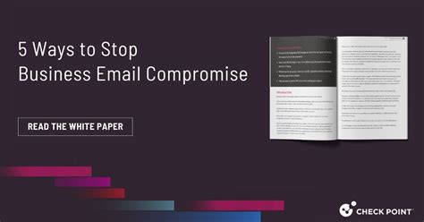 Avanan A Check Point Company On Linkedin Avanan White Paper 5 Ways To Stop Business Email