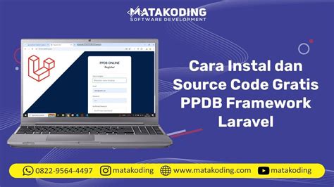 Cara Instal Dan Source Code Gratis Ppdb Framework Laravel Youtube