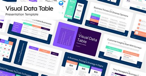 visual data table incl visual and table envato