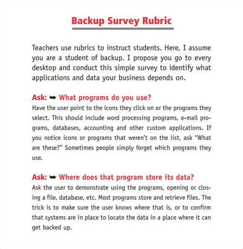 Rubric Template 47 Free Word Excel Pdf Format Free And Premium