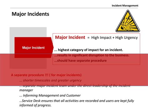 Itil V3 Incident Management Process Ppt Redpdf