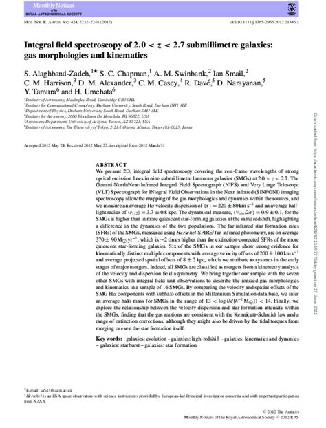 Pdf Integral Field Spectroscopy Of2 0