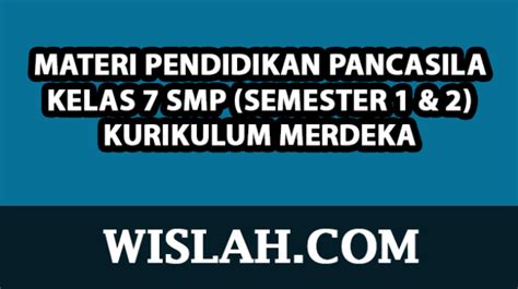 Kumpulan Materi Informatika Kelas 7 Kurikulum Merdeka Semester 1 Dan 2