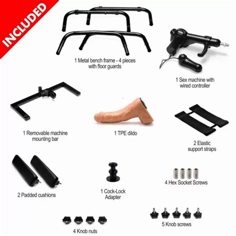 Deluxe Bangin Bench With Multispeed Sex Machine Senioritasi