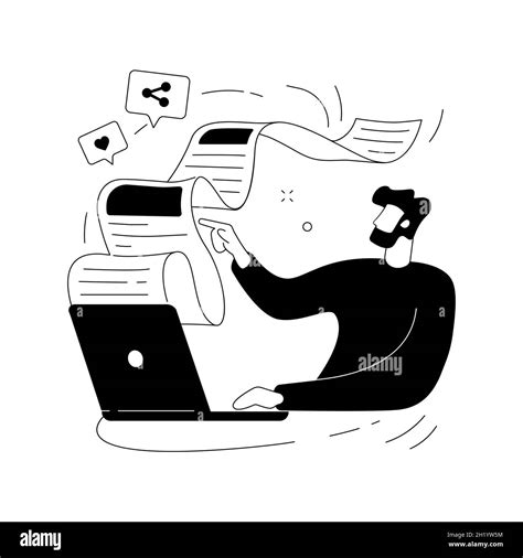 Blog Articles Abstract Concept Vector Illustration Stock Vector Image