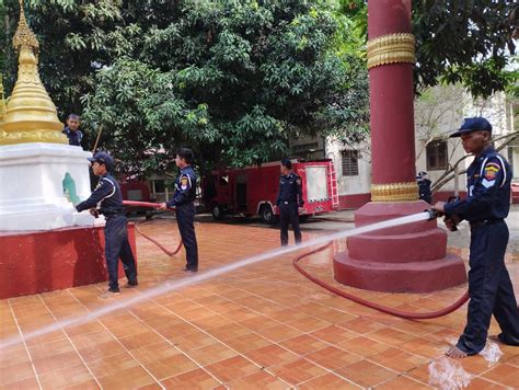 အုတ်တွင်းမြို့နယ် မီးသတ်ဦးစီးဌာနမှ ၇၆ နှစ်မြောက် မြန်မာနိုင်ငံမီးသတ်တပ