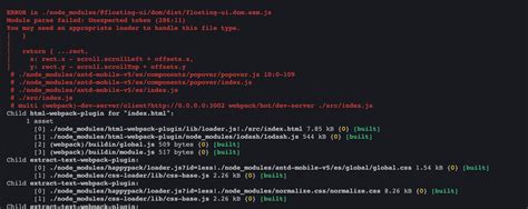 Webpack Issue Ant Design Ant Design Mobile Github