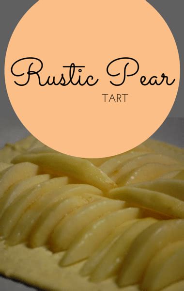 The Chew Rustic Pear Tart Recipe
