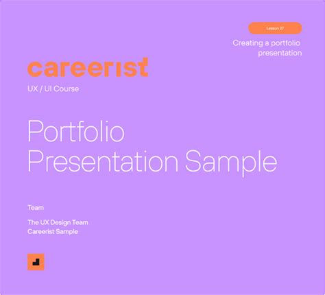 Lesson 27 Portfolio Presentation HW Template Figma