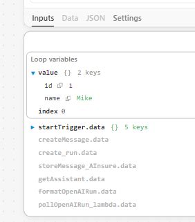 Not Getting The Correct Response In Passing Variables In REST API Loop In Workflow Workflows