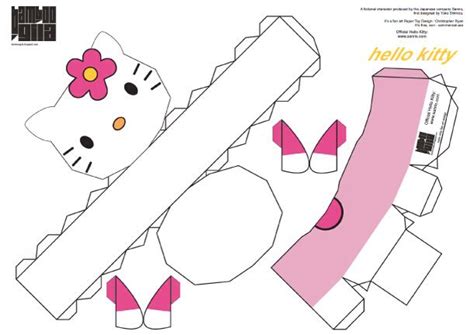 Patron Hello Kitty Origami Geometrici Coniglio Fai Da Te Fai Da Te