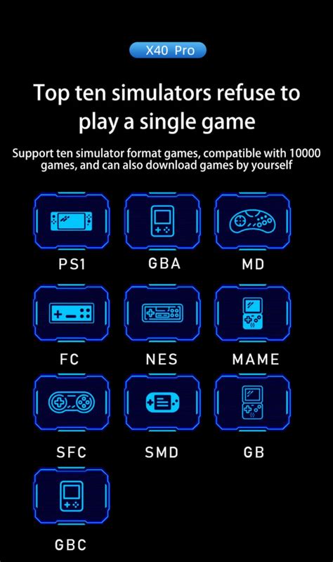 Jual X40 Pro Video Game Console Built In 10000 Games Support Wireless