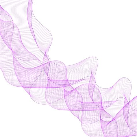 Background With Vector Purple Wave Abstract Illustration Eps Stock Vector Illustration Of