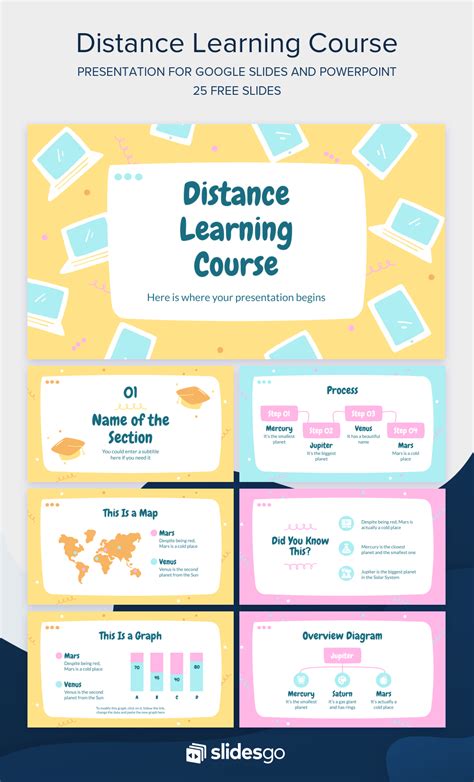 Page Distance Learning Course Google Slides PowerPoint Template
