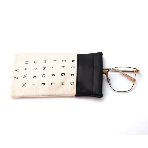 Alvin Black Glasses Case Pouch Lensmart