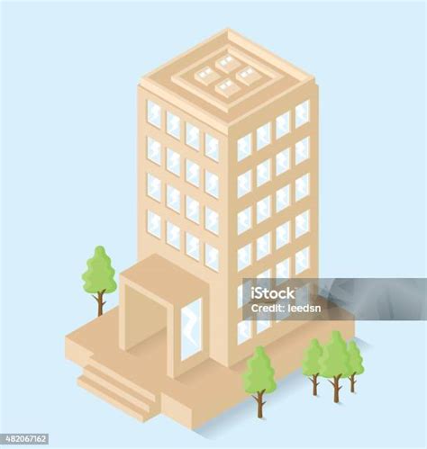 벡터 3d 평편 제품의 등각투영 Office Building 0명에 대한 스톡 벡터 아트 및 기타 이미지 0명 2015년