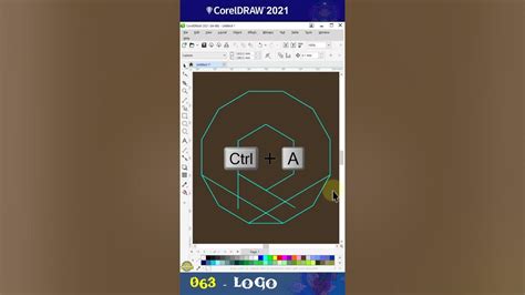 Learn Logo Design Corel Draw Tutorials Shorts 063 Youtube