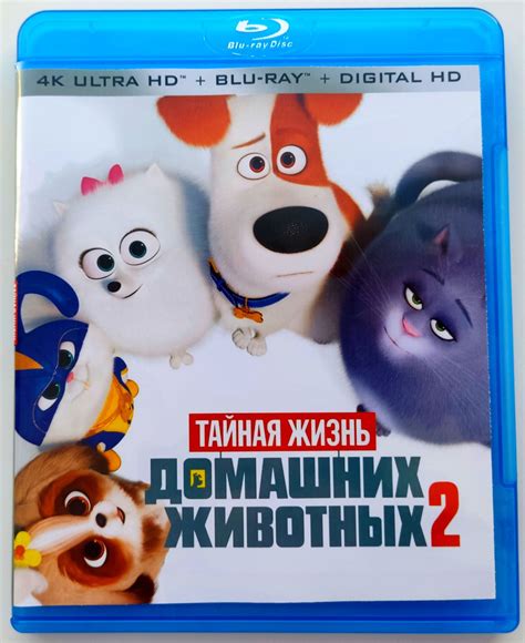 4k Ultra Hd Blu Ray Тайная жизнь домашних животных 2 Мультфильм 2019 года Комедия семейный