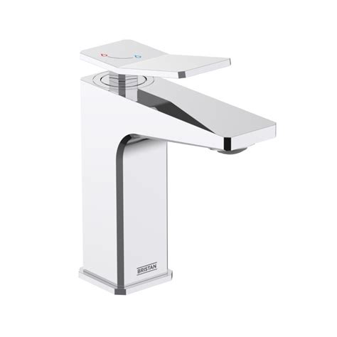 Bristan Tangram Basin Mixer With Waste Chrome Tan Es Bas C