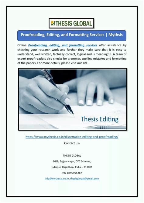Ppt Proofreading Editing And Formatting Services Powerpoint