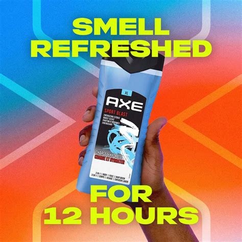 Buy AXE SPORTS BLAST IN BODY FACE HAIR WASH FOR MEN LONG LASTING FRAGRANCE ML Online