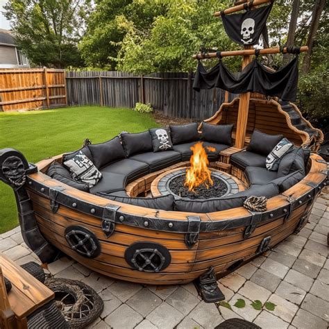 Arrr Mazing Outdoor Living Pirate Ship Inspired Patio Sofas