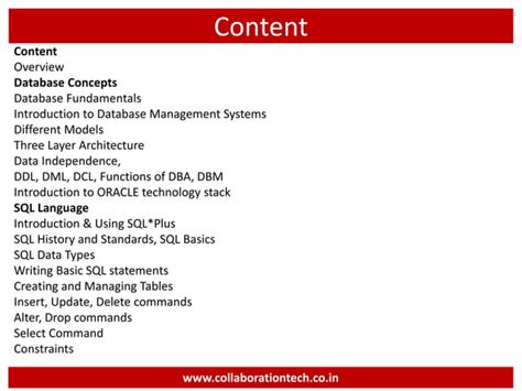 Introduction To Database Sql And Plsql Pptx