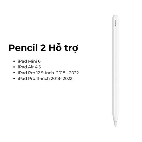 Bút Cảm ứng Apple Pencil 2 Cho Ipad Air 45 Mini 6 Pro 20182020 M1
