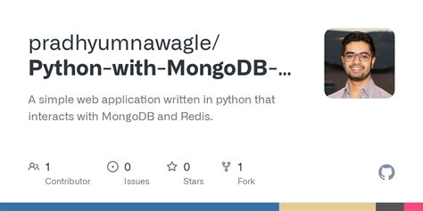 GitHub Pradhyumnawagle Python With MongoDB And Redis A Simple Web Application Written In