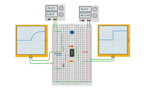 Circuit Design Ampop Oscilador Relajacion Tinkercad