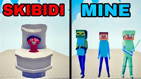 Skibidi Toilets Vs Minecraft Team Totally Accurate Battle Simulator