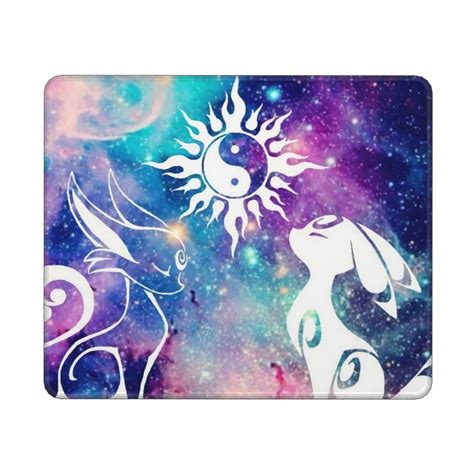Pokémon Pikachu Eevee Evolutions Mouse Pad Office Computer Mouse Pad With Stitched Edges Non