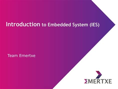 Introduction to Embedded System | PDF | Operating Systems | Computer Software and Applications