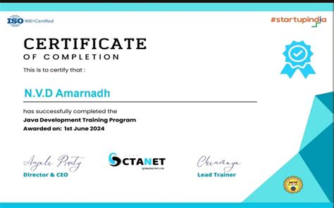 nanduri venkata durga amarnadh on linkedin java octanet