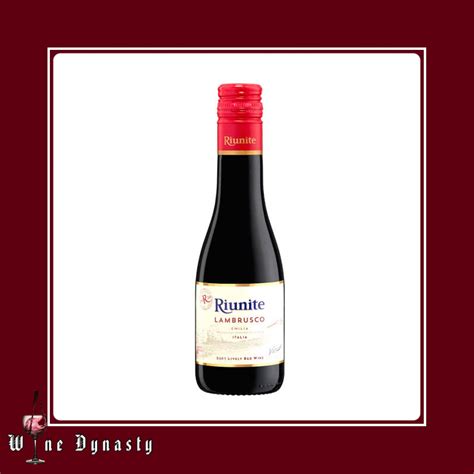 Riunite Lambrusco Italian Red Wine Mini 187ml Lazada Ph