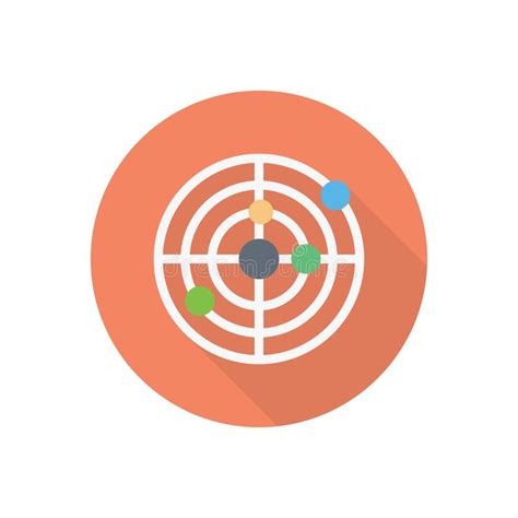 Radius Vector Icon On White Background Flat Vector Radius Icon Symbol