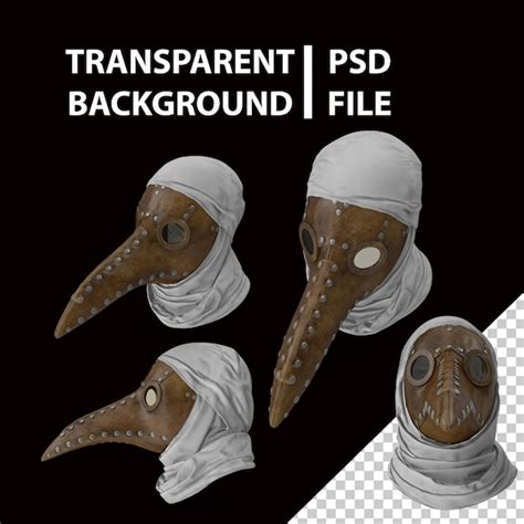 Premium Psd Plague Doctor Mask Png